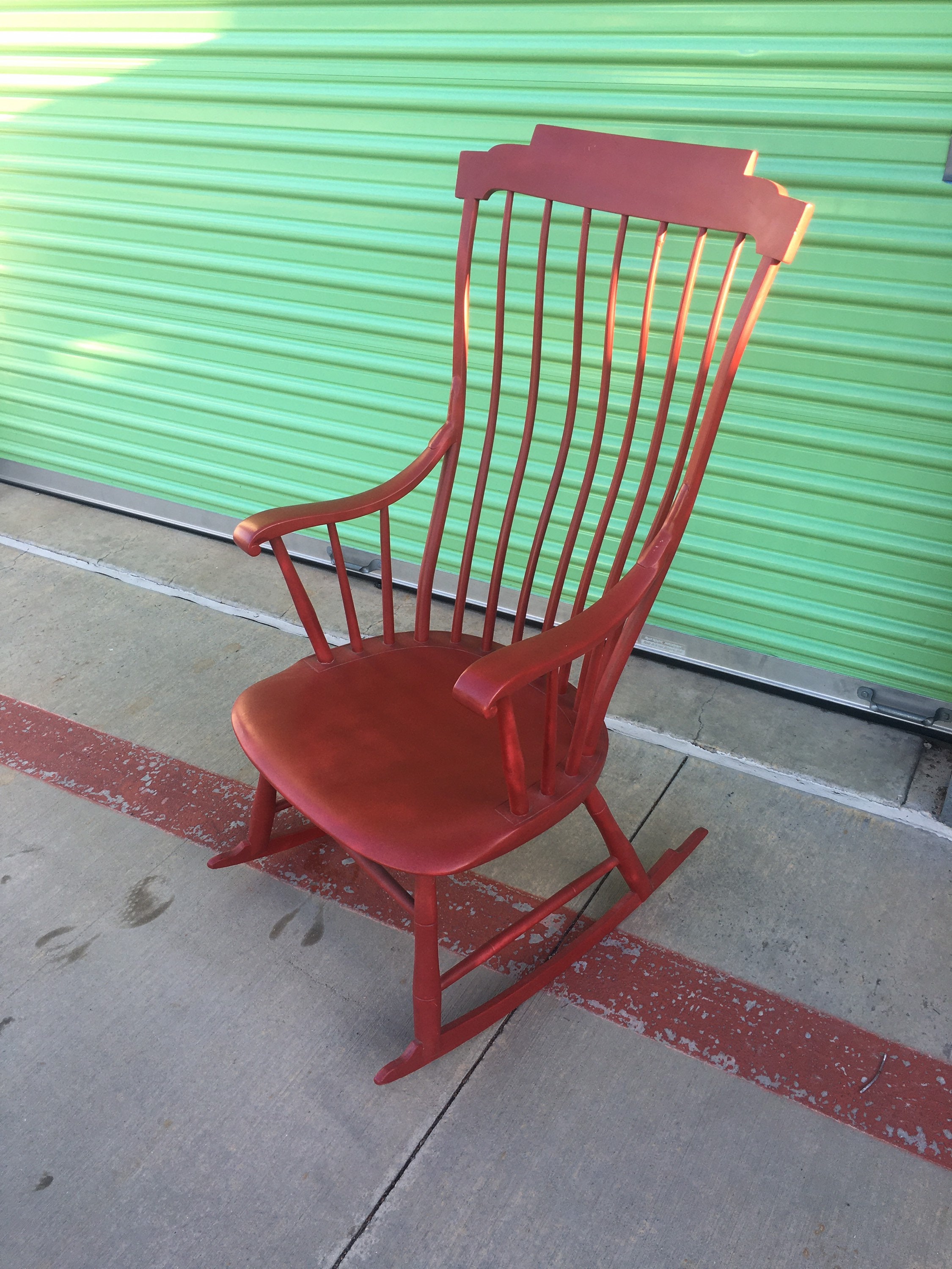 Antique Rocking Chair by Empire Chair Co of Los Angeles - Etsy