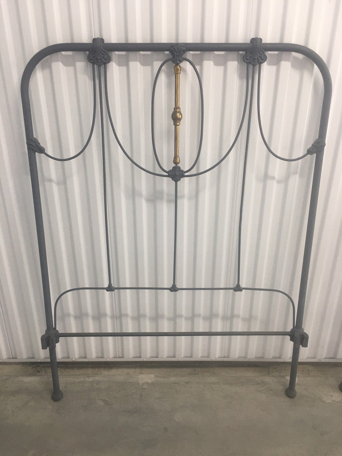 Antique Twin Wrought Iron Bed Frame. Early 1900s Headboard - Etsy