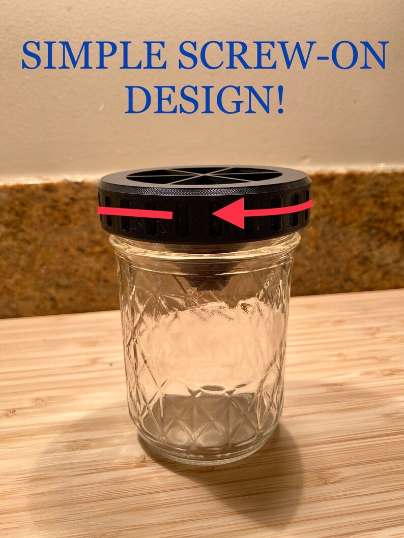 Fruit Fly Mason Jar Trap | Fruit Fly Catcher Mason Jar Lid | Kitchen ...
