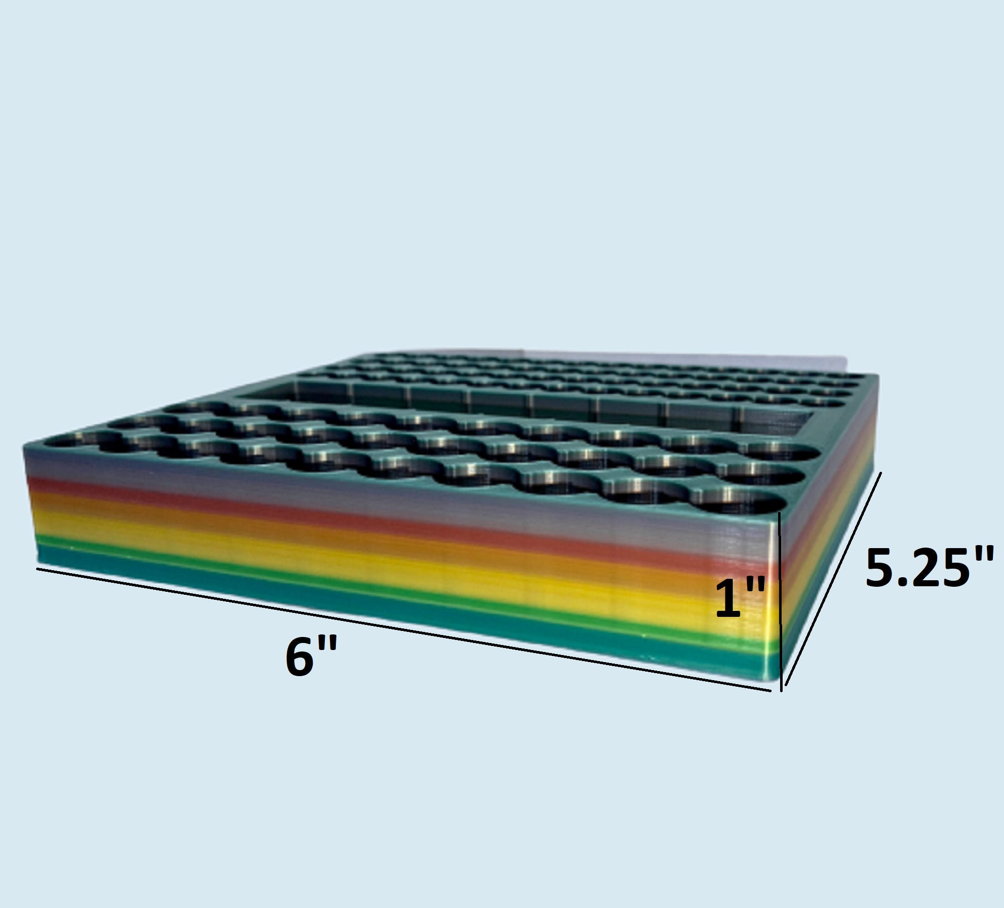 3D Printed Battery Holder, Desk Organizer, Battery Tray, Battery Box ...