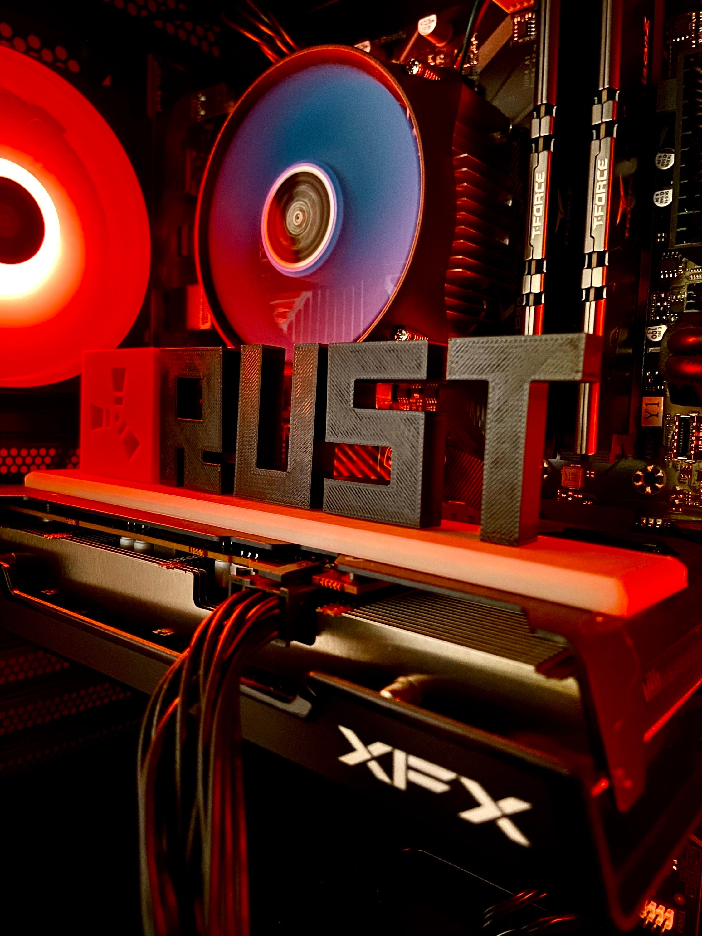 Rust Videogame Stand-up Sign With Rust Logo, Text, and Base - Etsy