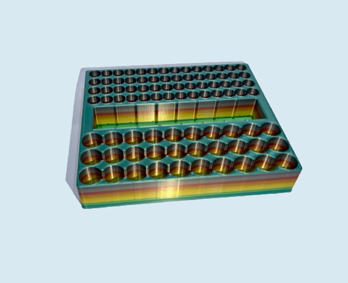 3D Printed Battery Holder, Desk Organizer, Battery Tray, Battery Box ...