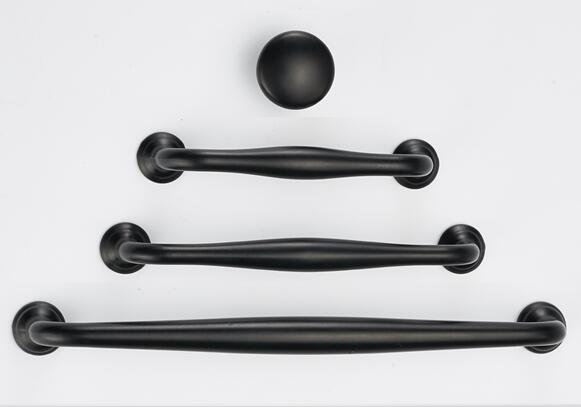 Black Door Handles Drawer Pulls Handles Dresser Pull Handle Kitchen ...