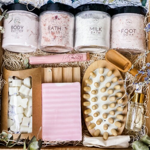 Pocket Spa Mini Self Care Box Herbal Bath Gift Set - Etsy