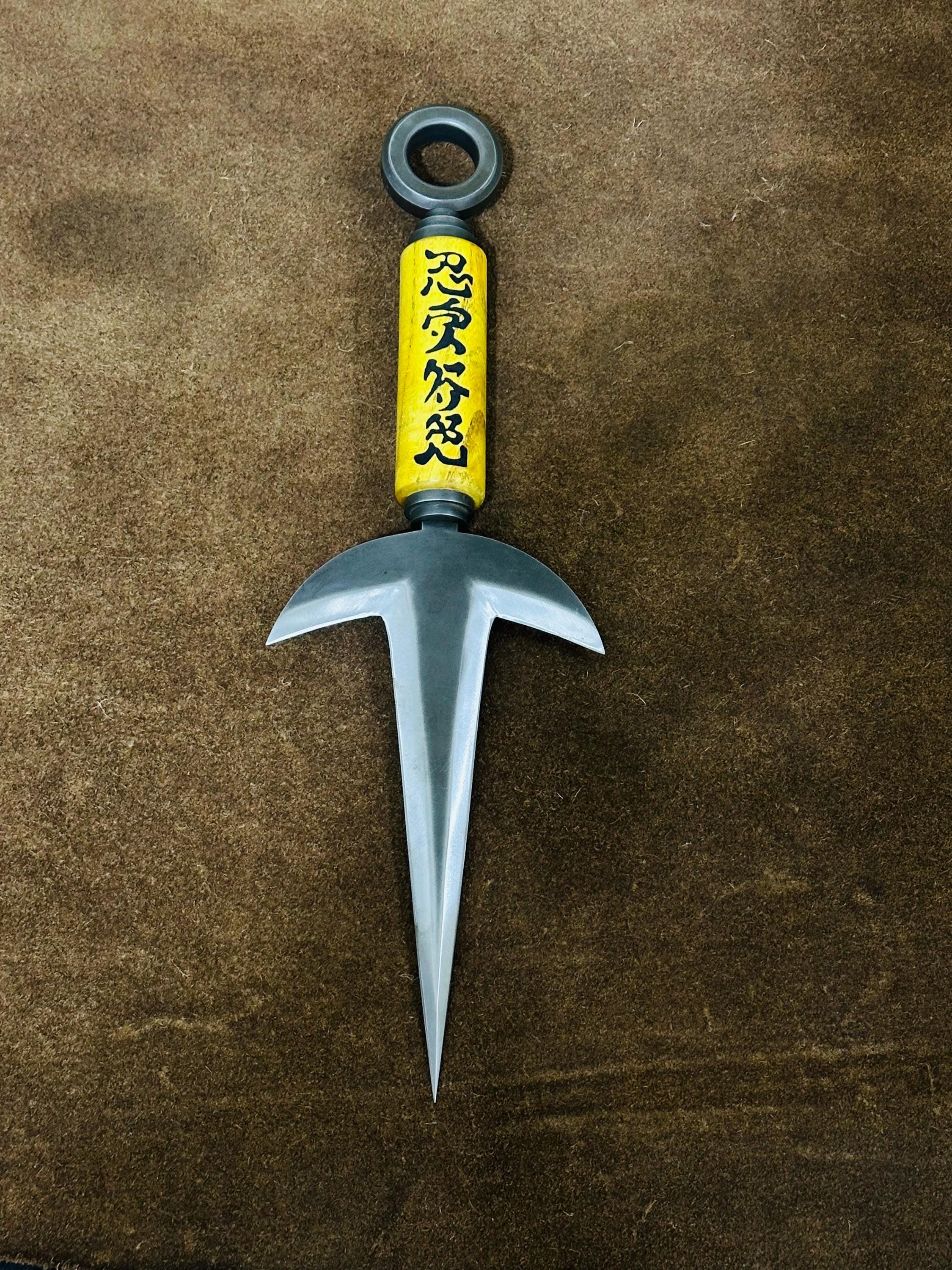 Handmade Minato Kunai Replica | Damascus Steel Anime-inspired Kunai ...