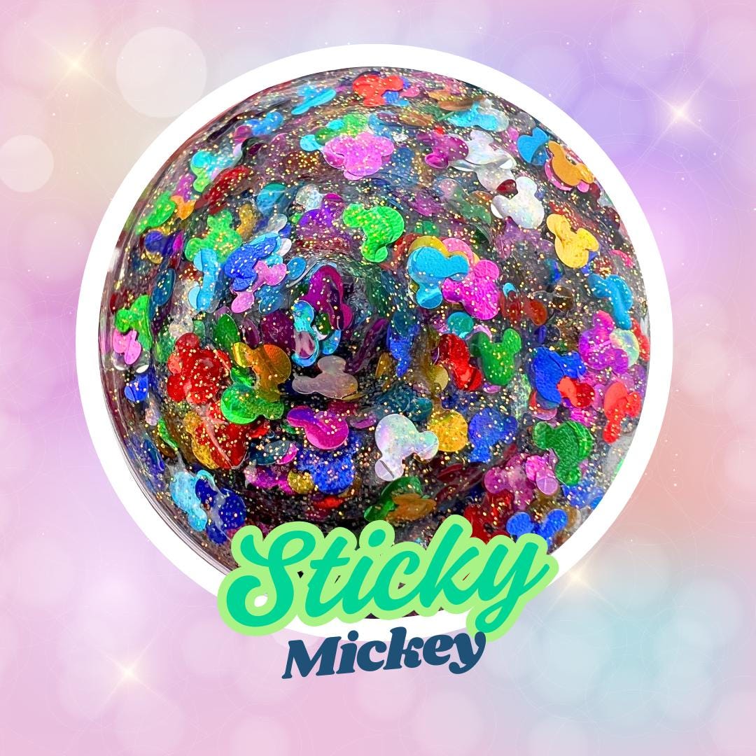 Sticky Mickey - GLITTER GEL - Etsy