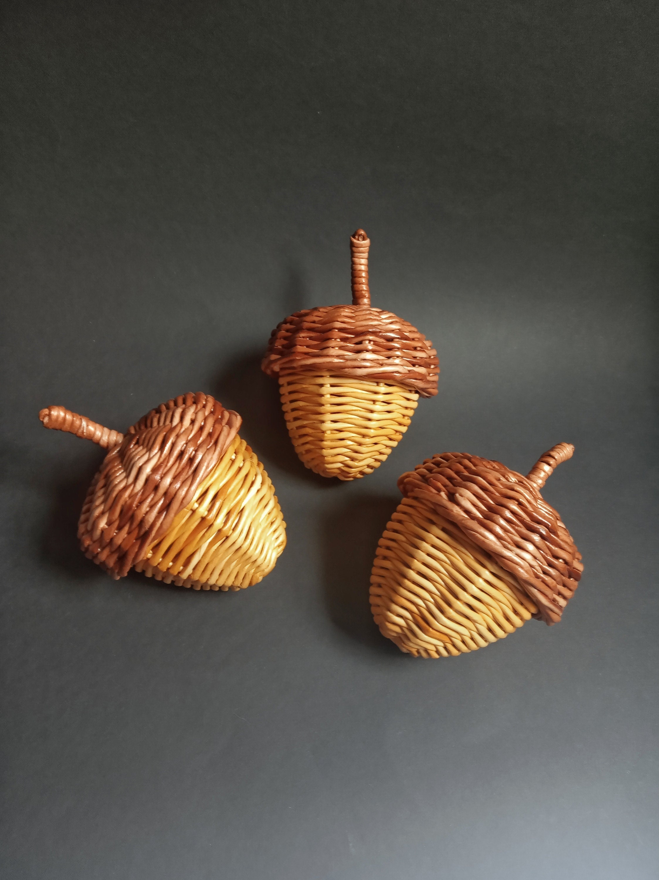 A Set of Three Nuts ,acorns.acorn, Walnut for Children's Room Decor ...