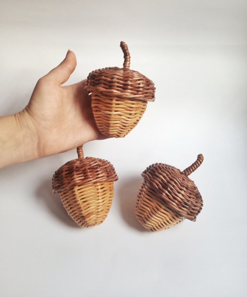 A Set of Three Nuts ,acorns.acorn, Walnut for Children's Room Decor ...
