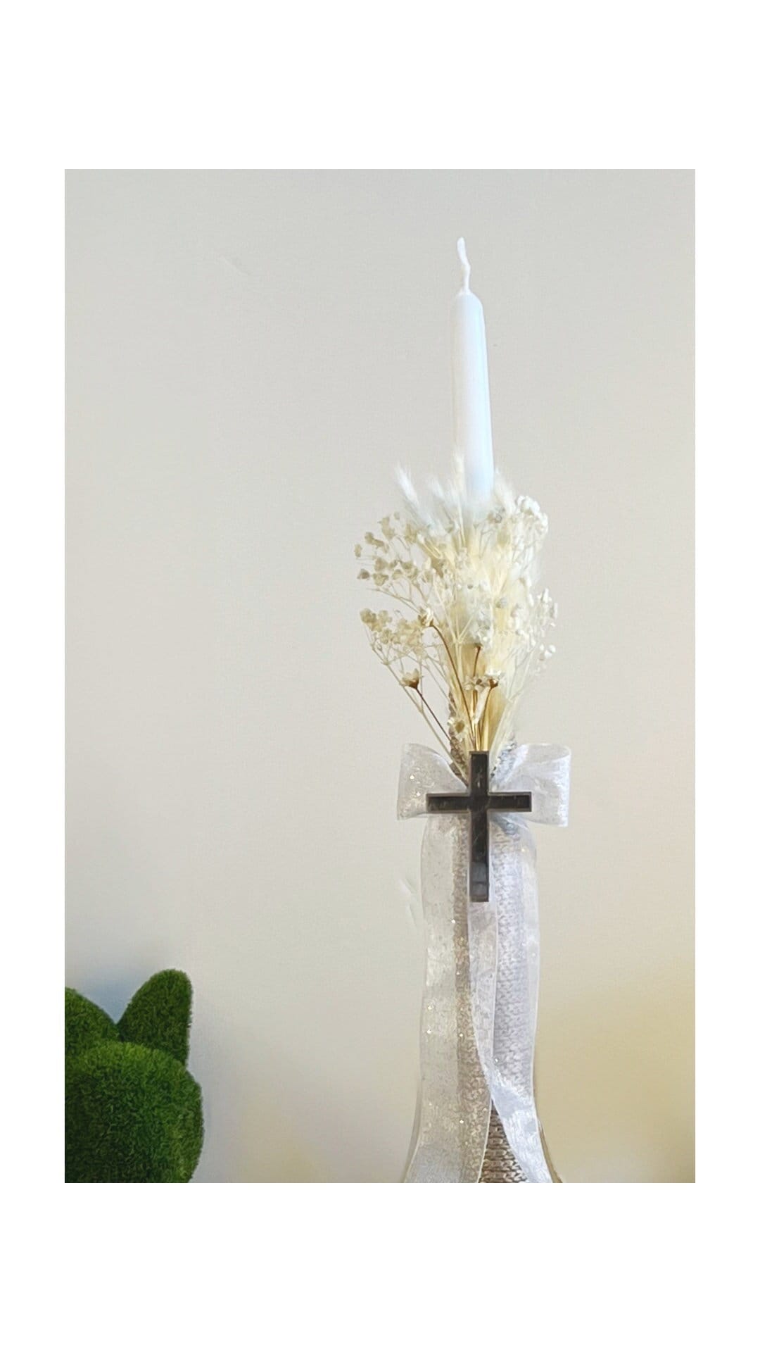 Palm Sunday Candle, Easter Sunday Candle, Christening Candle, Greek ...