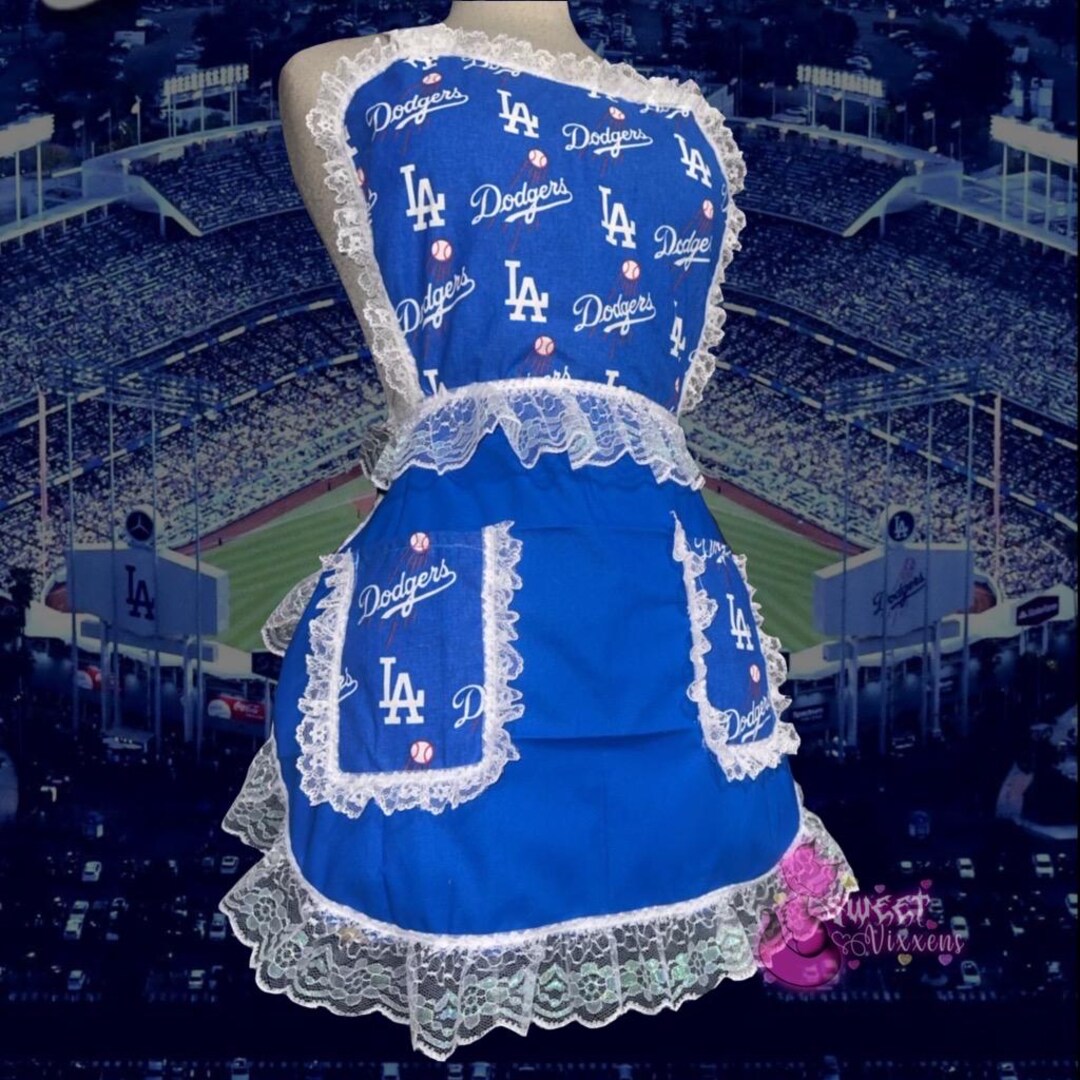 Dodger Retro Sweetheart Apron - Etsy