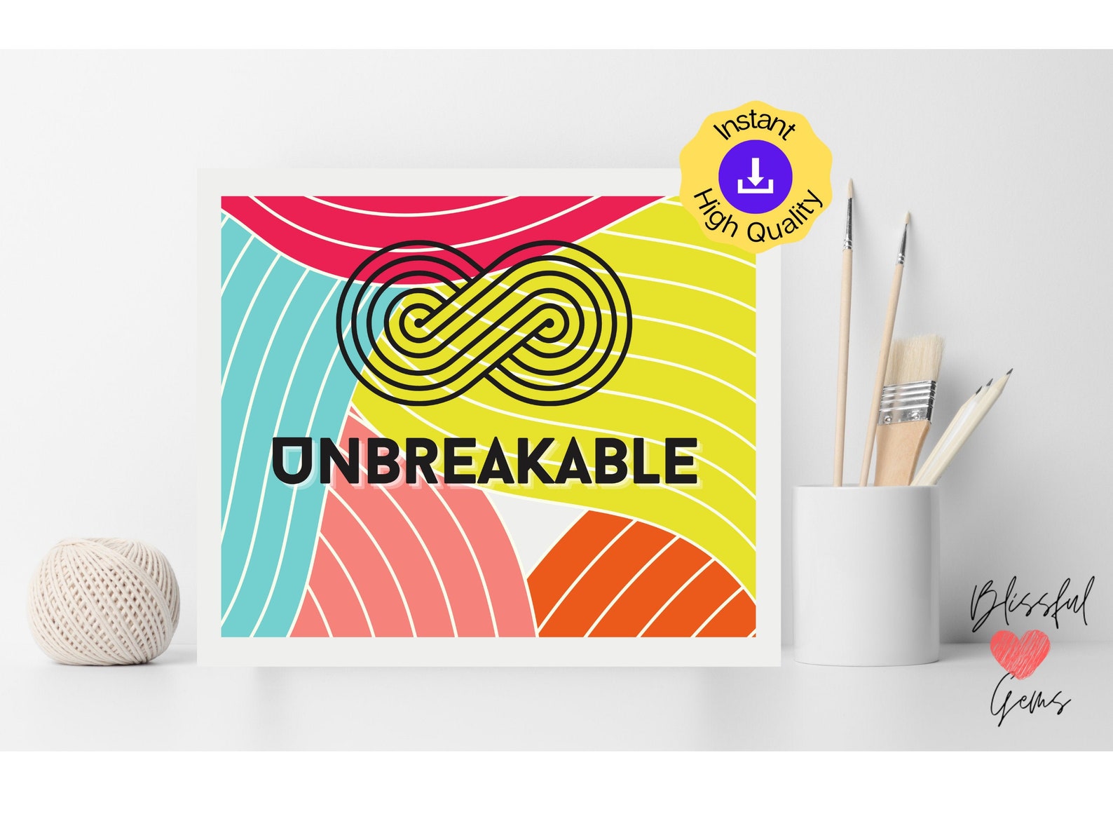 Digital Print Wall Art: unbreakable SVG and Png File Formats NO ...