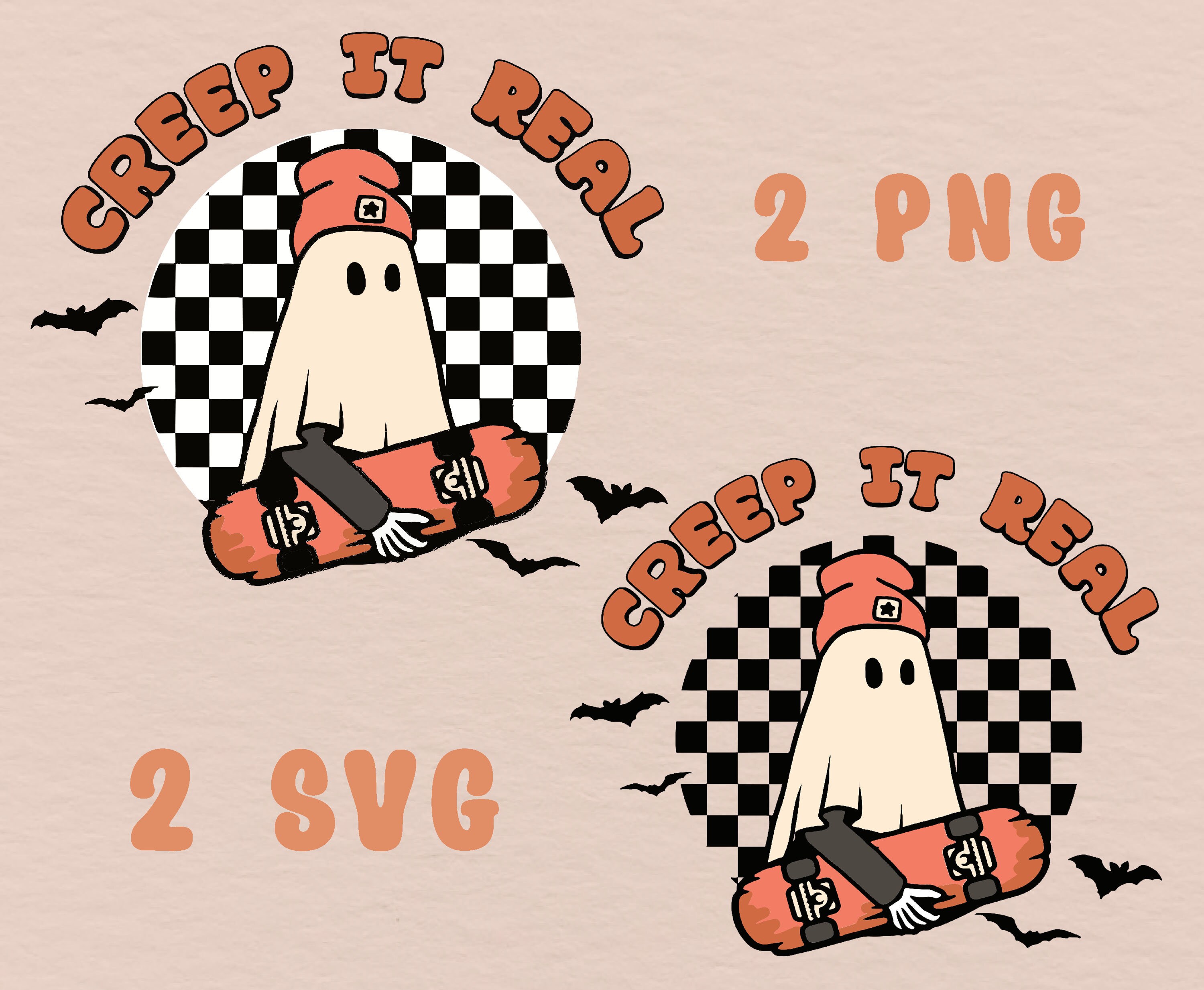 Creep It Real Svg boy SVG halloween PNG sublimation File - Etsy