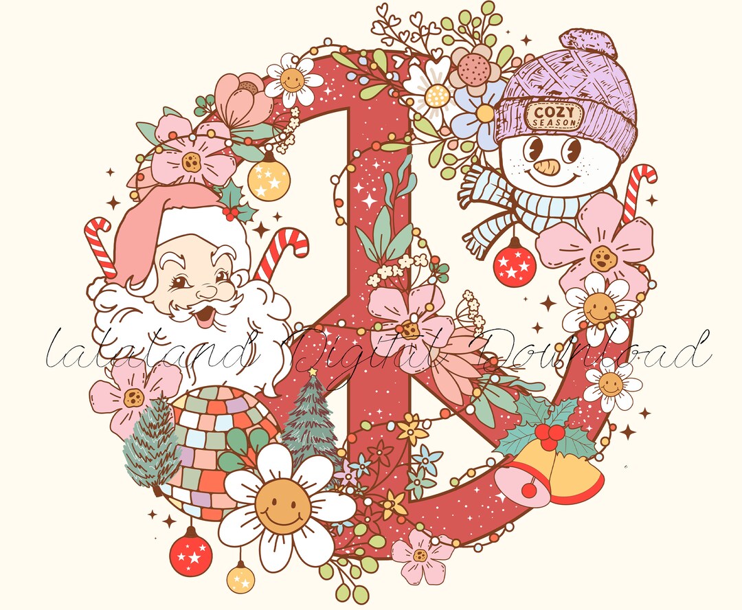 Retro Christmas , Vintage Christmas, Groovy Christmas, Christmas ...