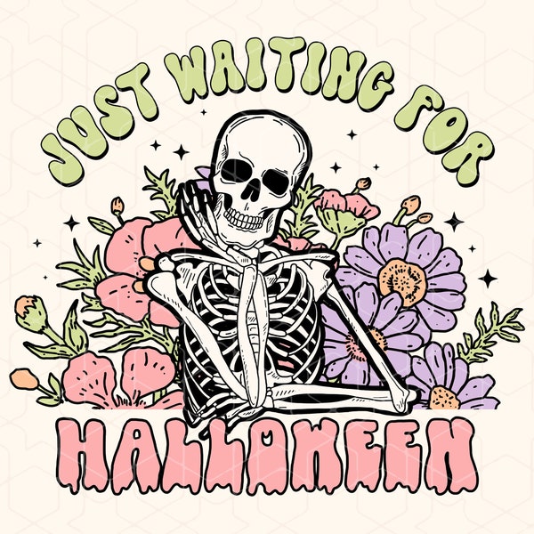 Skeleton Waiting - Etsy