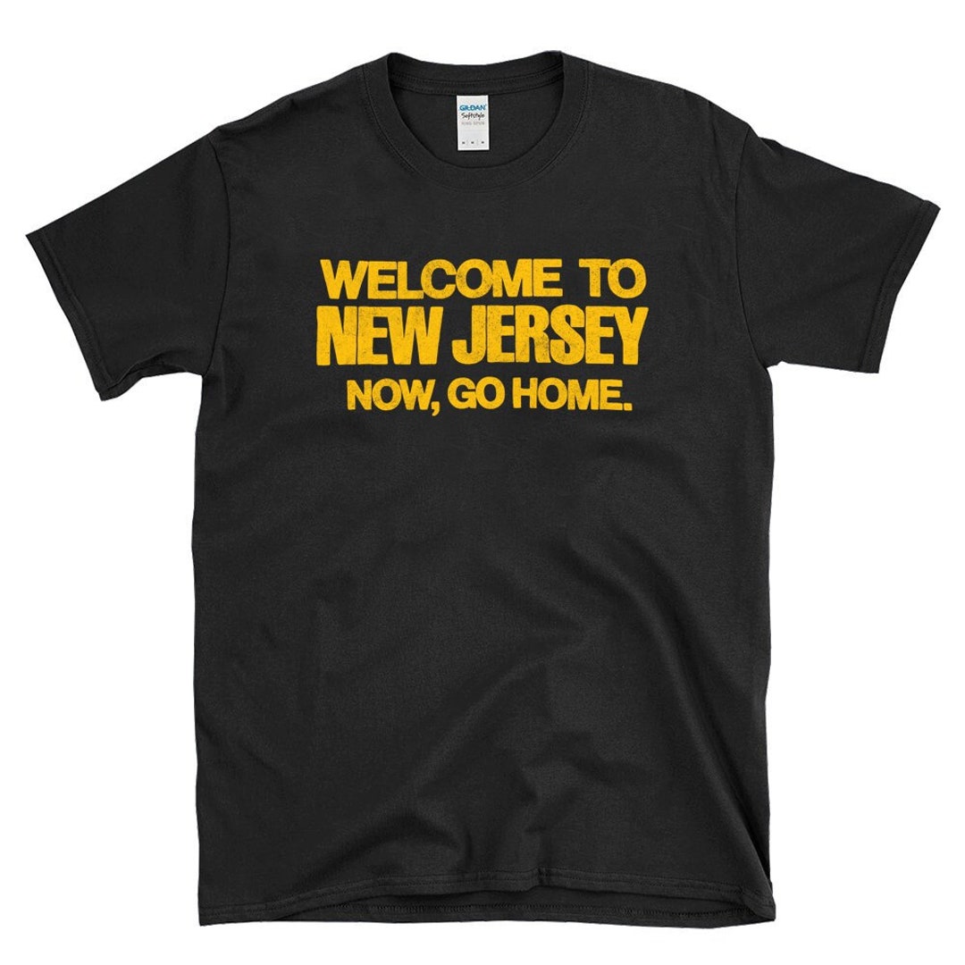 Welcome to New Jersey NOW GO HOME - Vintage Retro Style Tourist Tourism ...