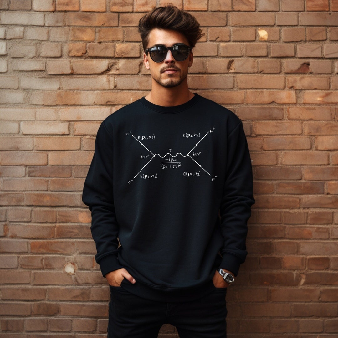 FEYNMAN Diagram Sweatshirt, Physics Professor Gift, Physics Teacher ...