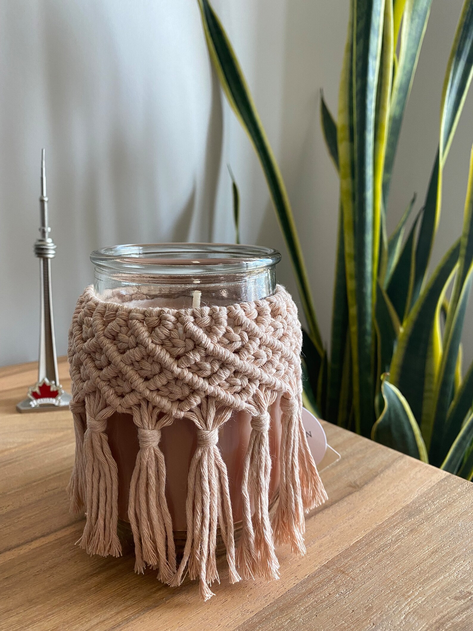 Macrame Candle Jar - Etsy