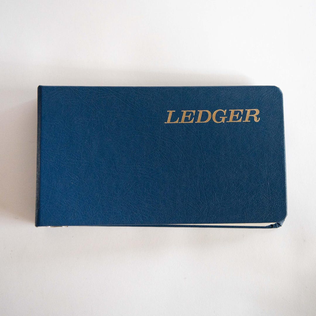 Vintage Wilson Jones Ledger Binder Made in USA Letter Tab Pages ...