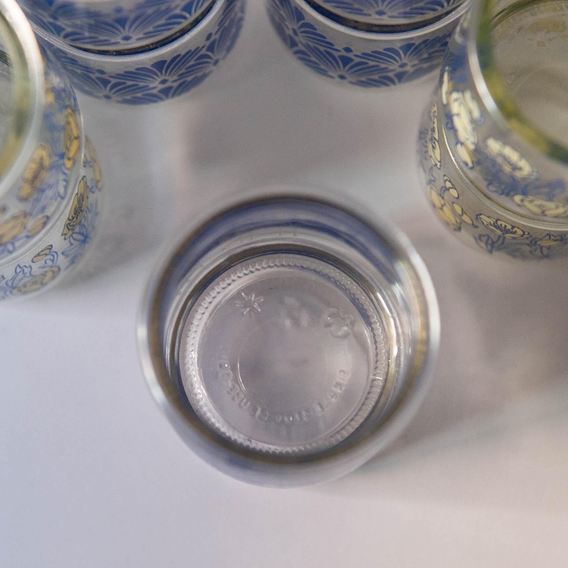 Set of 14 Yoplait Oui Glass Yogurt Jars Clean No Labels Blue Shells ...