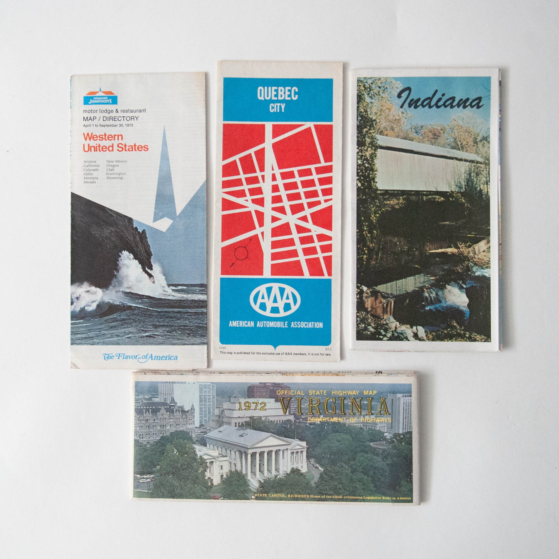 Lot of 8 Vintage 60s 70s 80s Road Maps New England Quebec - Etsy