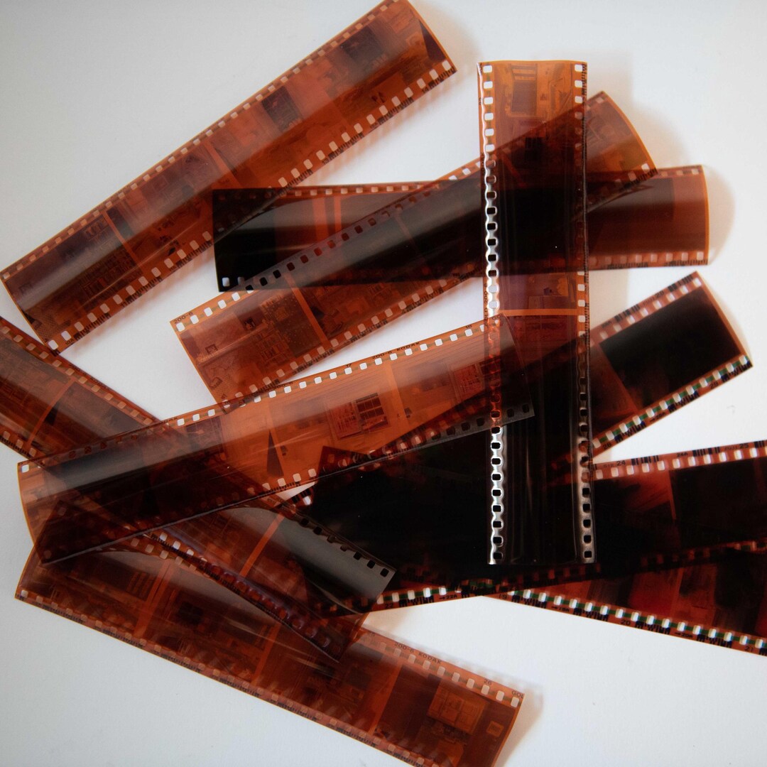 Set of 10 Vintage 35mm Color Film Negative Strips - Etsy