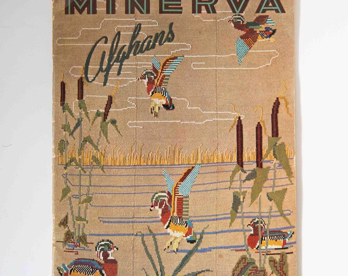 Vintage Minerva Afghan Knitting Crochet Pattern Book - Etsy