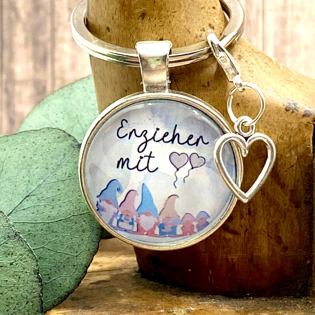 Keychain Educator With Heart, Educator With Heart, Thank You for ...