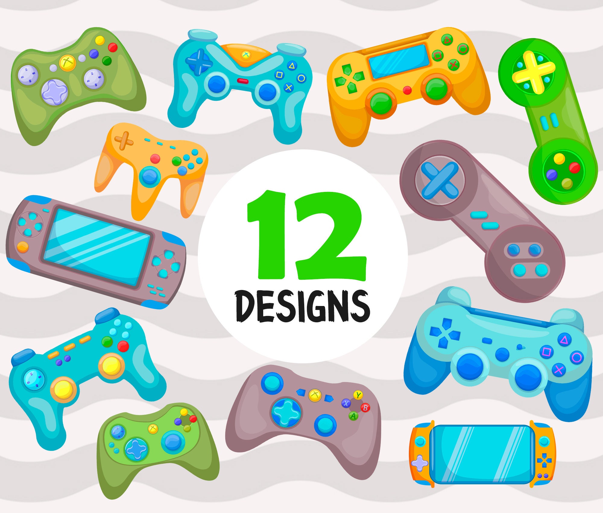 Game Controllers Svg,gamer Controller Split Monogram Name Fram SVG ...
