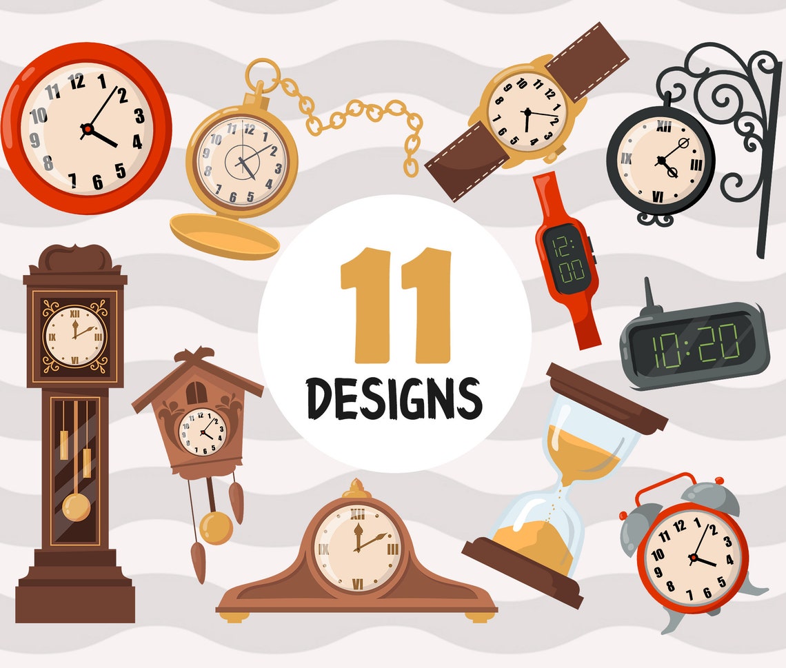 Clocks Svg,clock Face SVG Bundle, Wall Clock, Clock Face Clipart,clock ...
