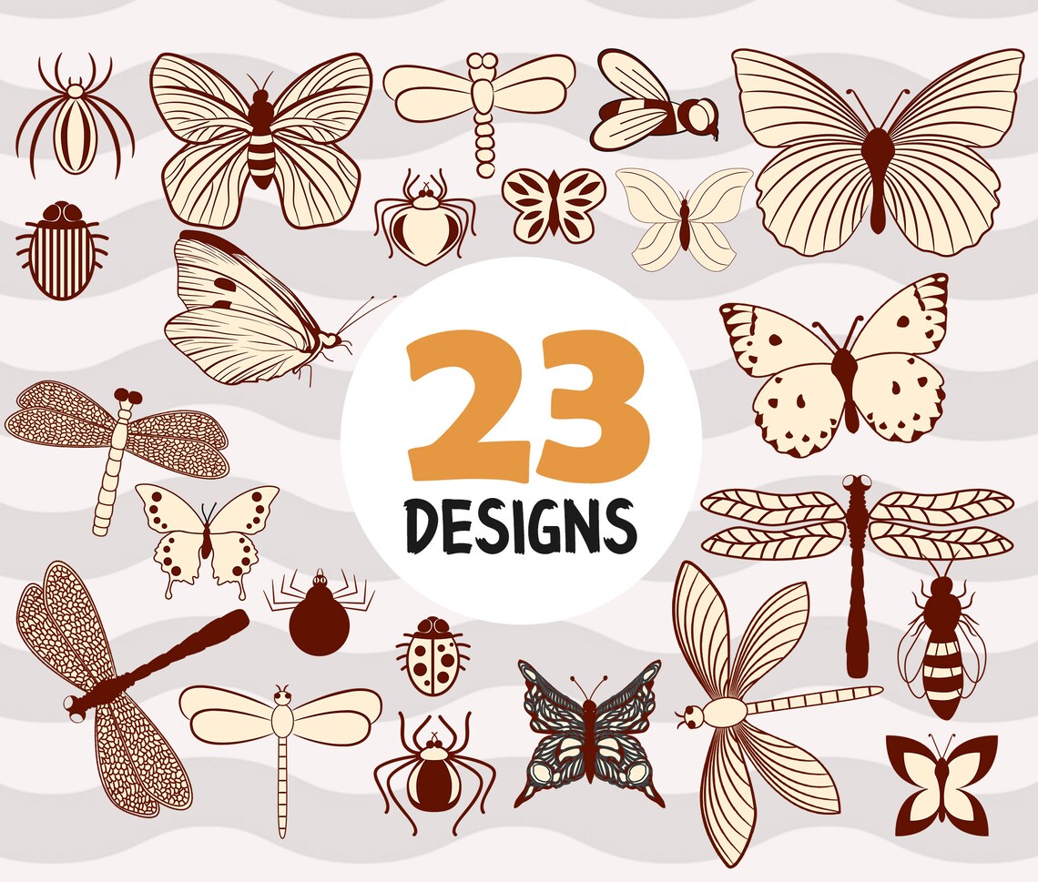 Insect Svg, Bug Svg, Insects Svg, Insect Clipart, Dragonfly Svg,insect ...