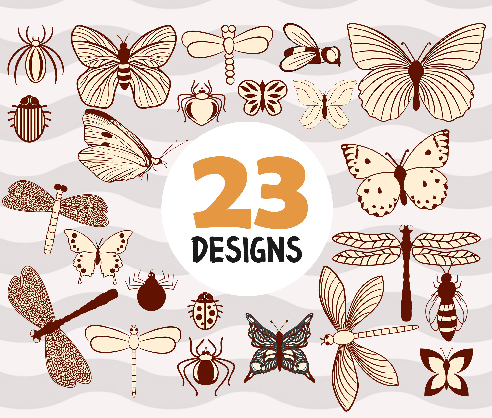 Insect Svg, Bug Svg, Insects Svg, Insect Clipart, Dragonfly Svg,insect ...