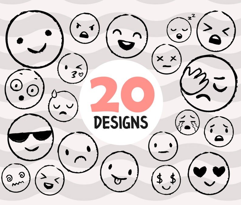 Emoji Svg,emoji Clipart, Emojis PNG, Smiley Emojis,emoji Faces Vector ...