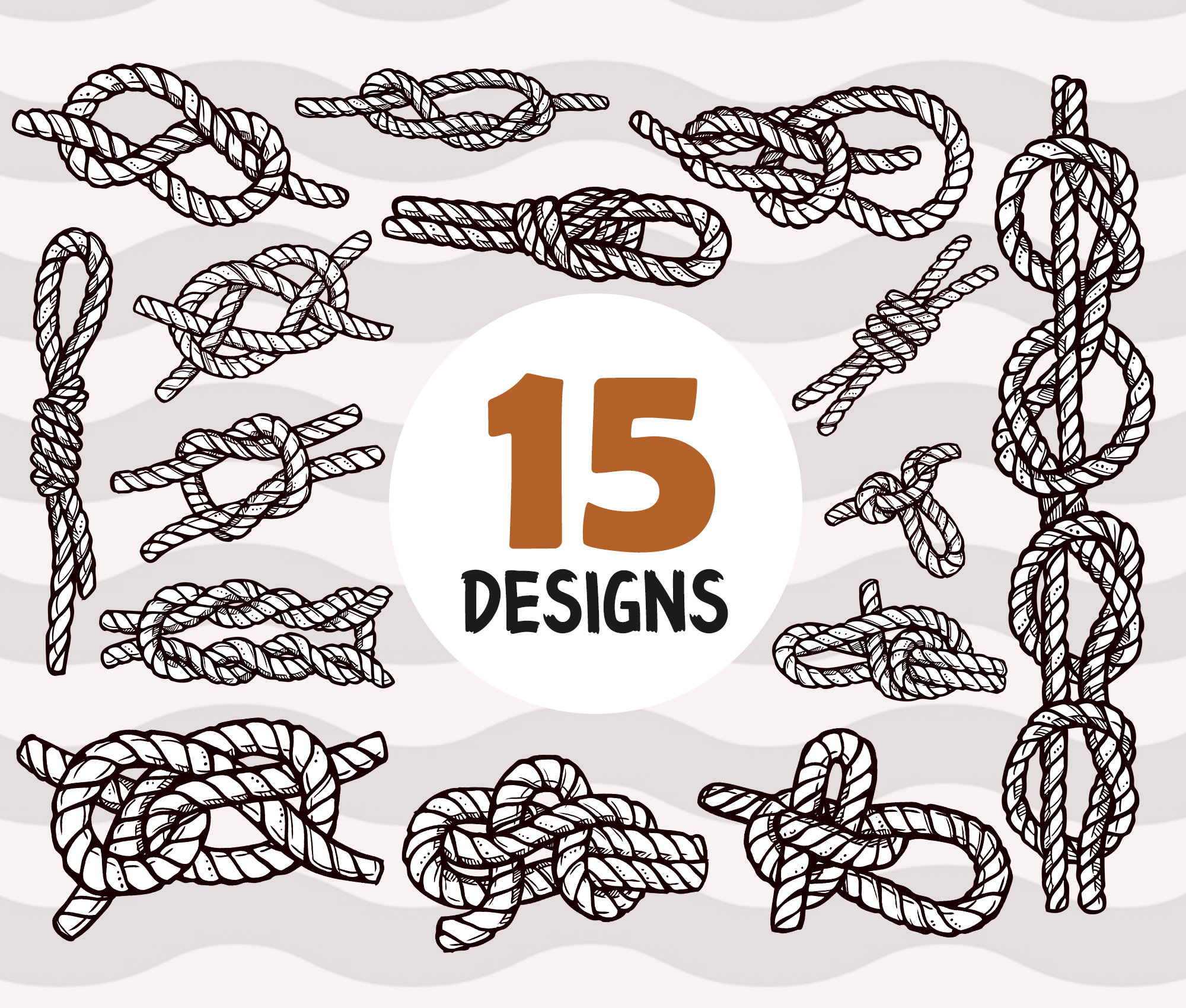 Rope Knots Svg,rope SVG Bundle,rope Png, Rope Eps, Rope Vector,rope Svg, Nautical Knot Svg ...
