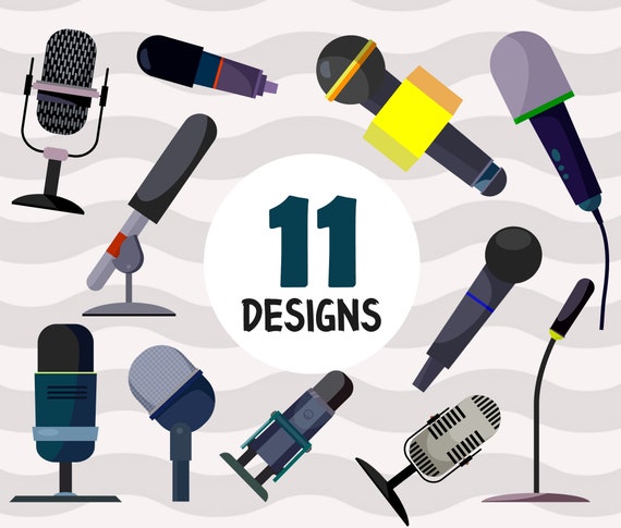 Microphone Svgmicrophone SVG Bundle Microphone Svg | Etsy