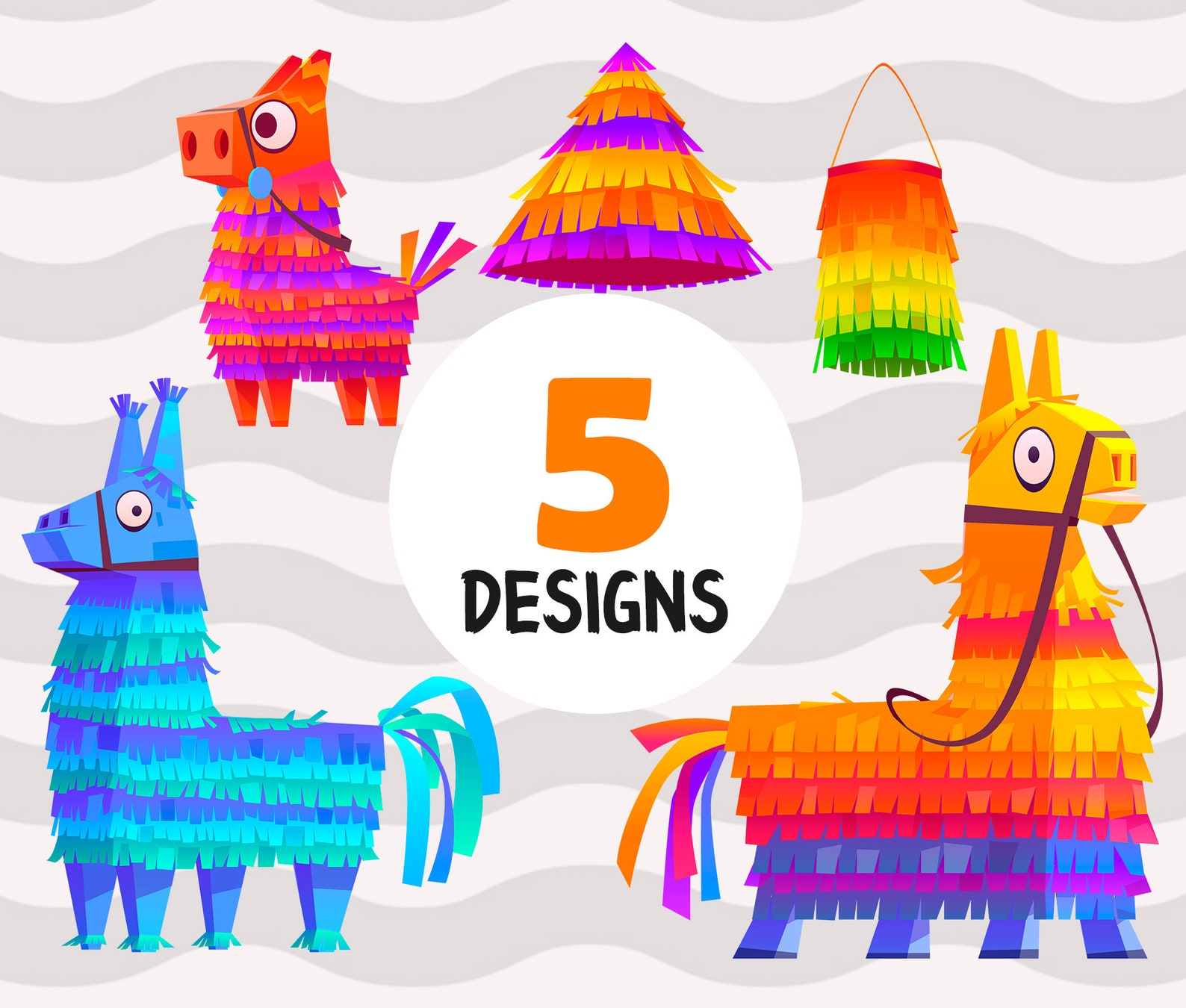 Pinatas Svg,pinata SVG, Fiesta Vector, Party Clipart, Pinata Clipart ...