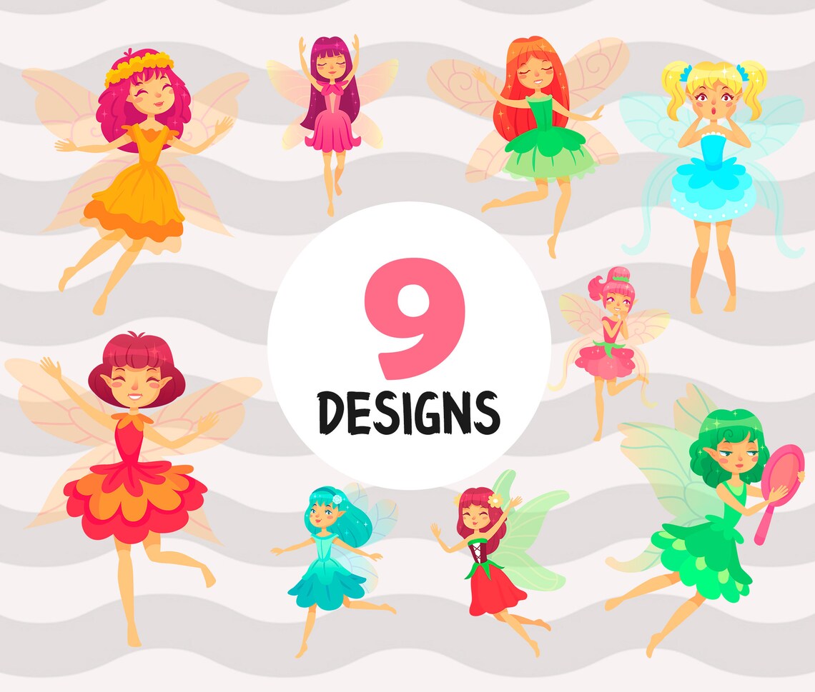 Cute Fairy Svg, Fairy Svg,fairies Svg, Girl Svg, Princess Svg,wings ...