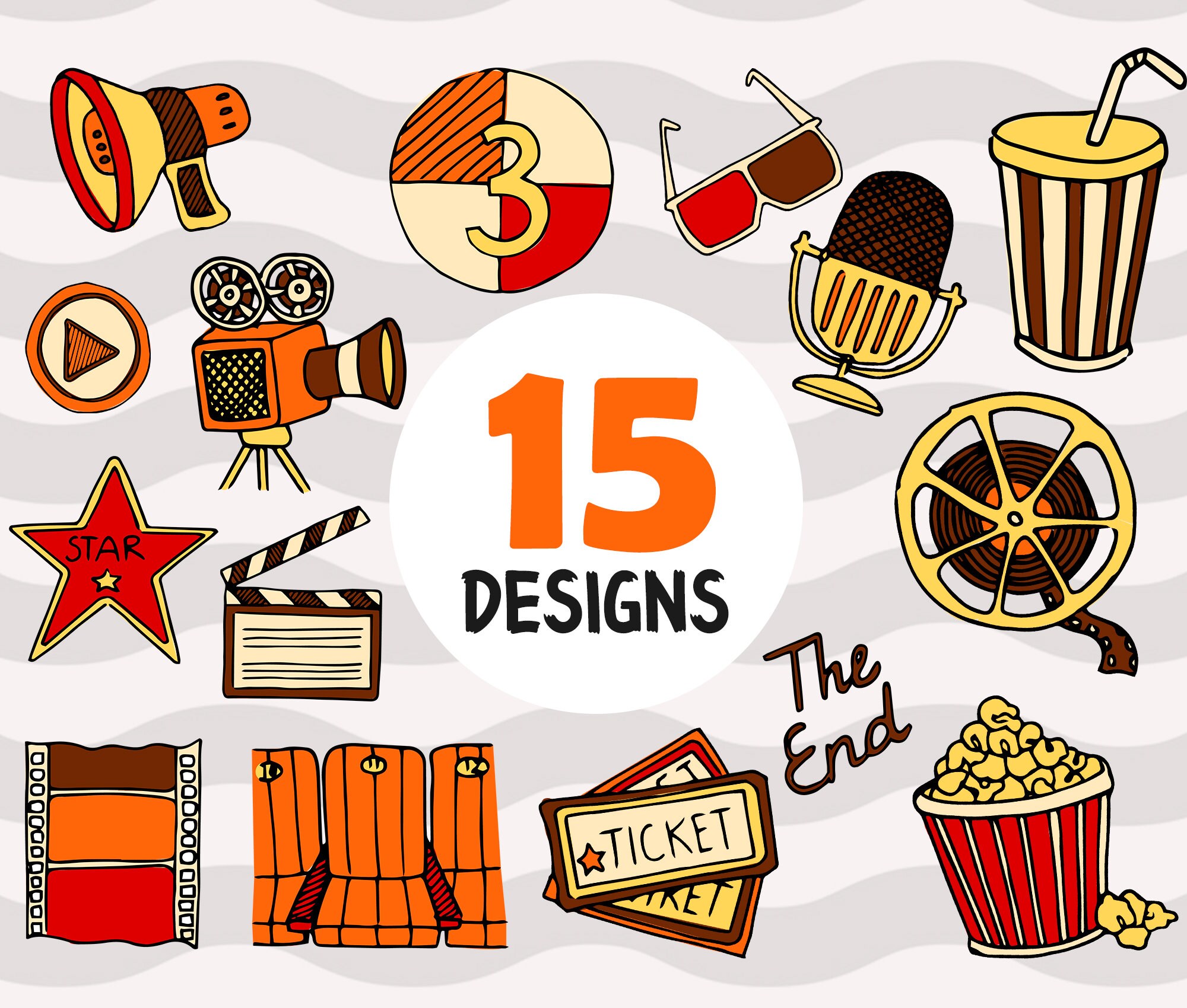 Movie Theater Border Clip Art