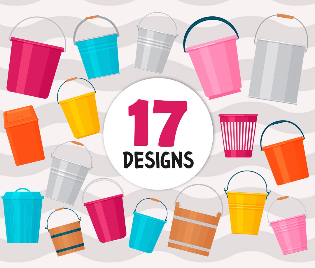 Bucket Svg,paint Bucket Svg,paint Bucket Svg,cleaning Svg,bucket Bundle ...