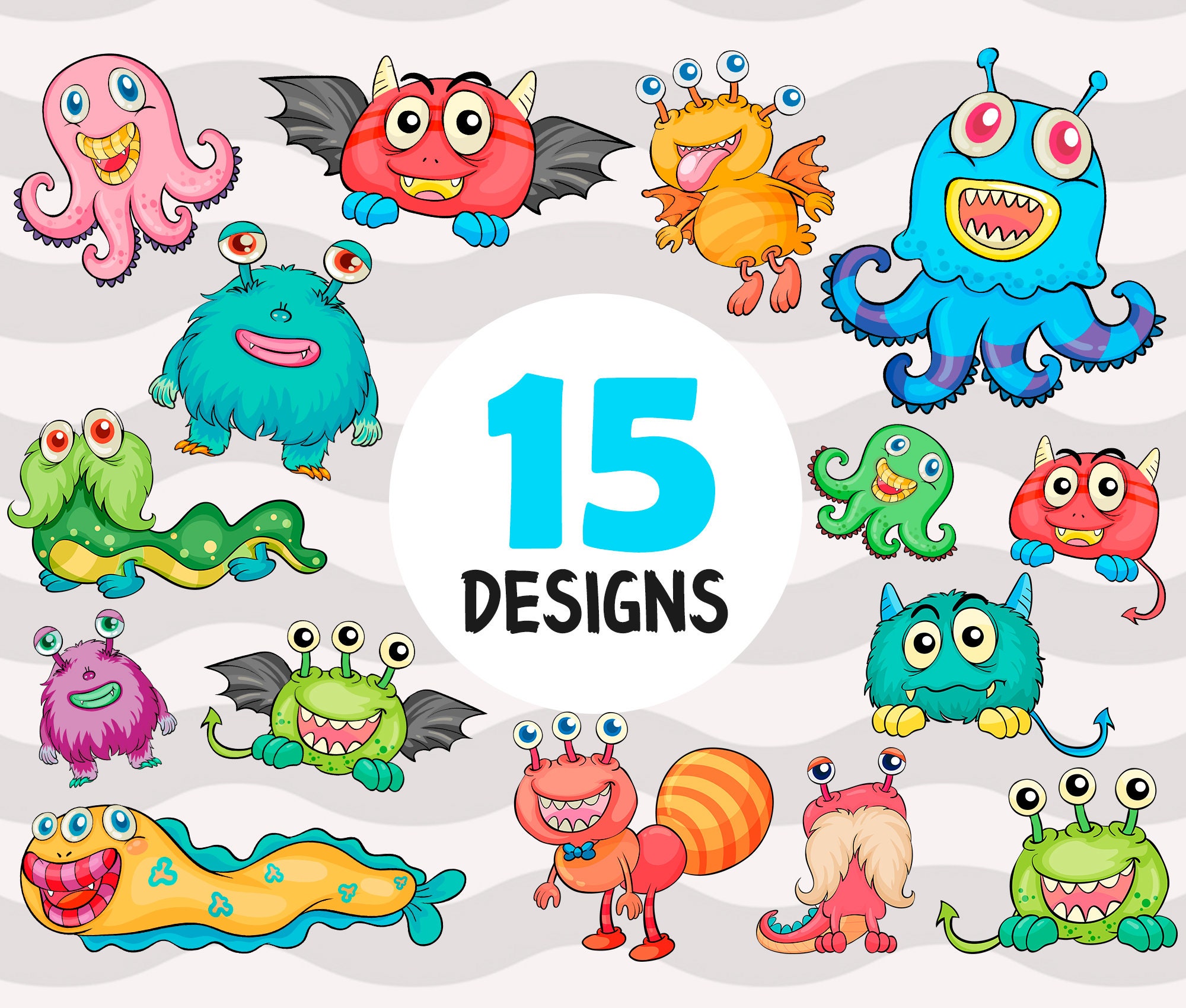 Laughing Monsters, Angry Monsters, Funny Monsters, Happy Monsters ...