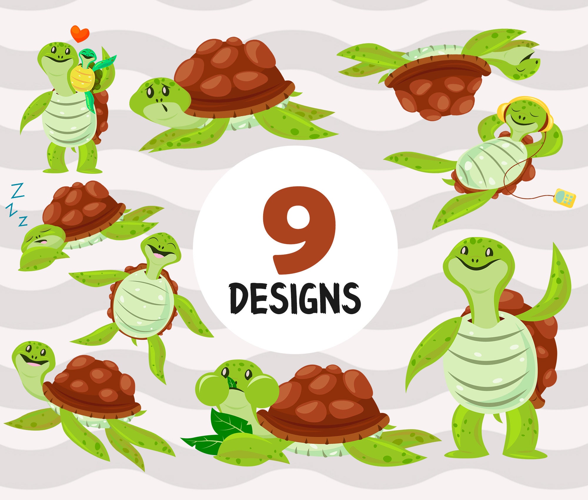 Funny Turtle Svg,turtle SVG Bundle, Funny Turtle Clipart PNG Bundle ...