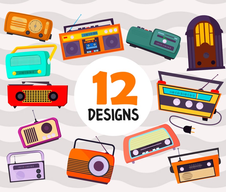 Old Radio Svg,radio Clipart,radio Boombox,player Recorder,boombox ...