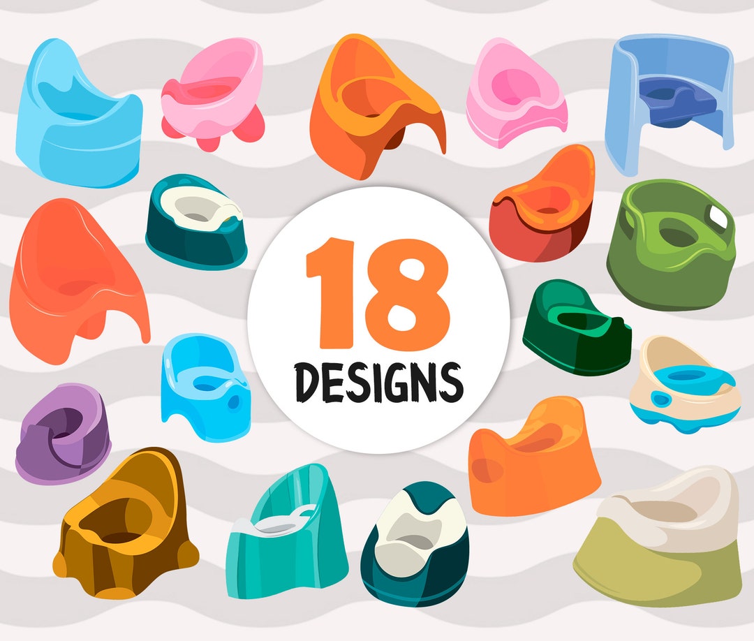Toilet Pots Svg, Baby Pots Svg, Baby Potty Svg, Potty Svg, Toilet Svg ...