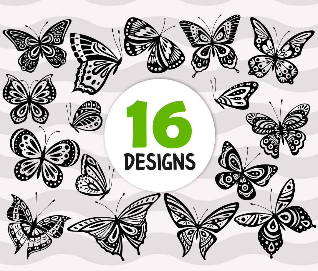 Butterflies Svg,butterfly SVG Bundle, Butterflies PNG, Butterflies SVG ...