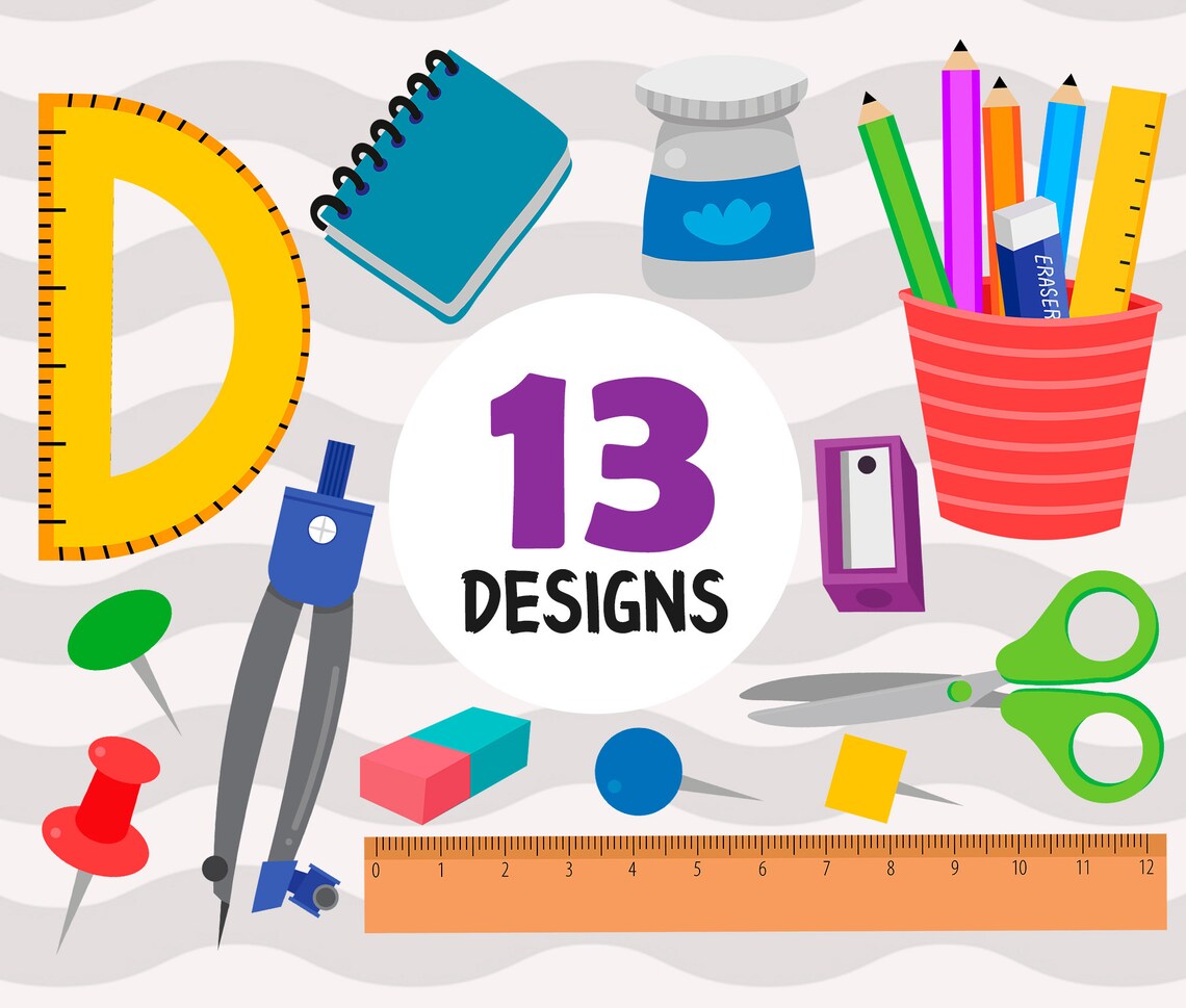 Stationery Svg, School Svg, Teacher SVG Bundle, Teacher Svg, School Svg ...