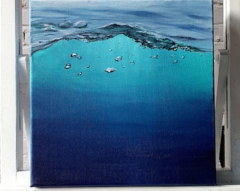 Deep Sea Painting - Etsy