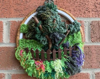 Fiber Yarn Tree Art - Etsy