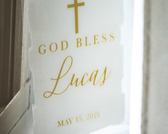 God Bless Acrylic Sign - Etsy