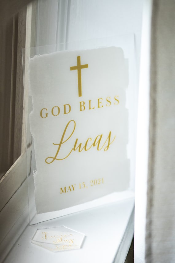God Bless Acrylic Sign - Etsy