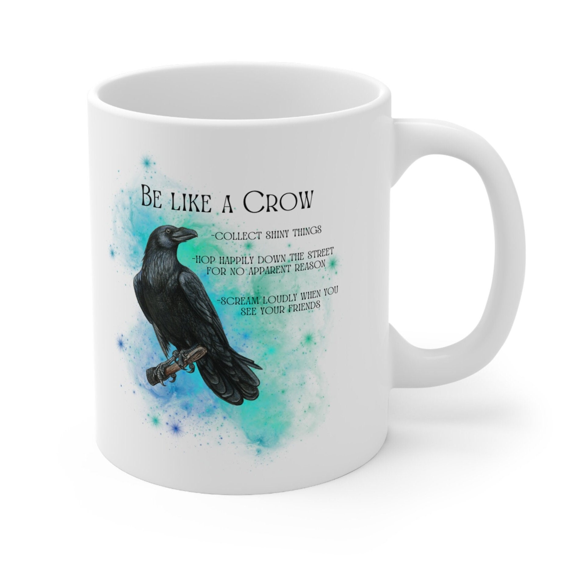Be Like A Crow collect Shiny Things hop Happily Down the Street for No ...