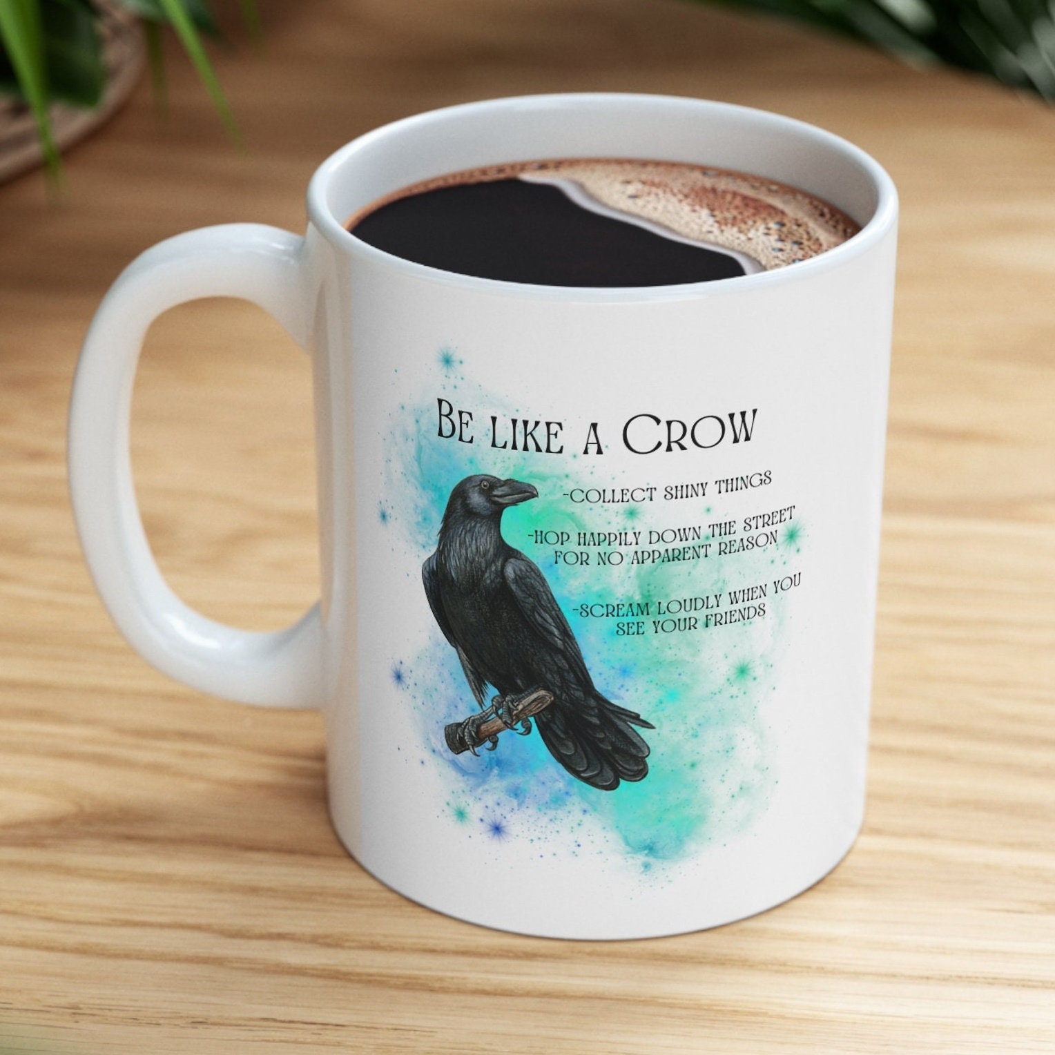 Be Like A Crow collect Shiny Things hop Happily Down the Street for No ...